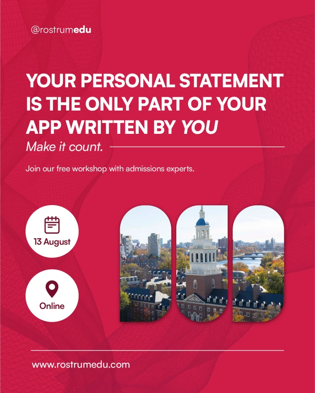 Free Personal Statement Writing Workshop for US & UK Applications ...